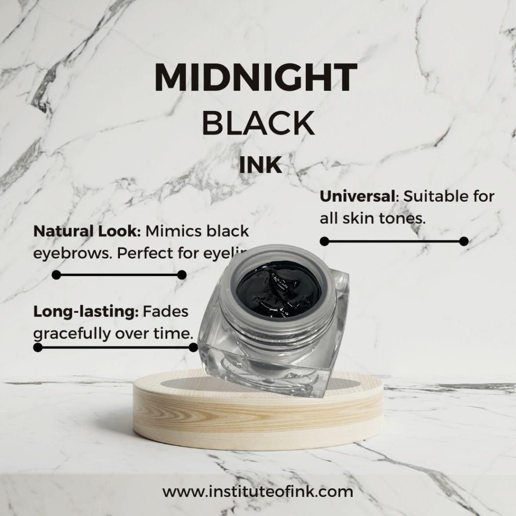 Midnight - Black Cosmetic Tattoo Pigment - Learn Cosmetic Tattoo and ...