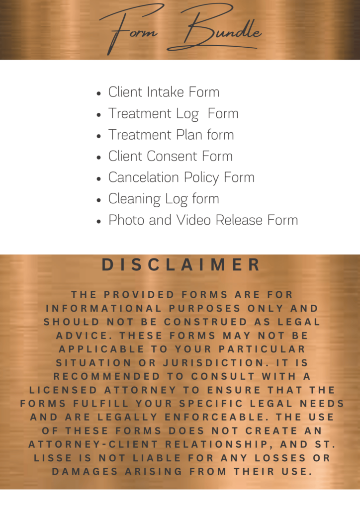 Digital Downloads - Client Form Bundle for Cosmetic Tattoo - Learn ...