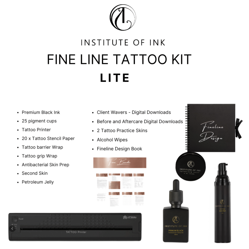 Lite Fine Line Tattoo Kit - Learn Cosmetic Tattoo and Fine Line Tattoo ...